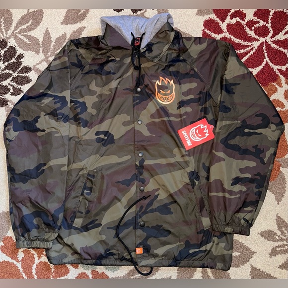 Spitfire | Jackets & Coats | Brand New Spitfire Wheels Large Camo ...